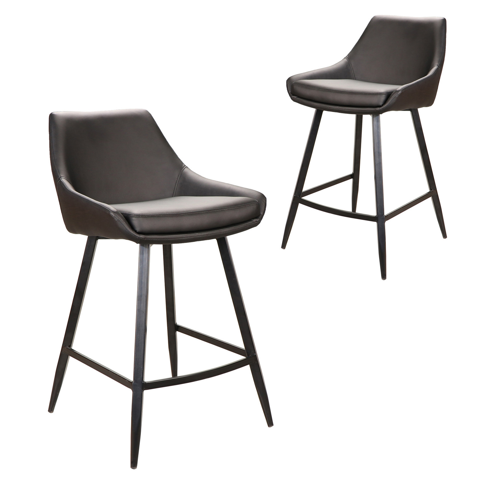 Toby Faux Leather Barstools | Wesco Hub
